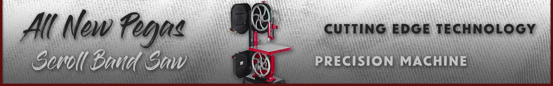 Pegas Scroll Bandsaw and Blades