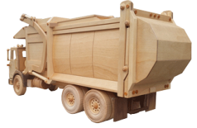 The Garbage Truck Wooden Truck Patterns (22")