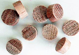 Oak Flathead Wood Plugs - Buy flat top wood plugs | Bear Woods Canada