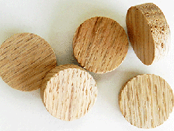 Oak Wood Stair Plugs | Buy Face grain Wood Plugs | Bear Woods