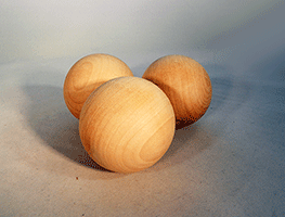 Wood Balls- Buy full round wooden balls in many sizes | Bear Woods Canada
