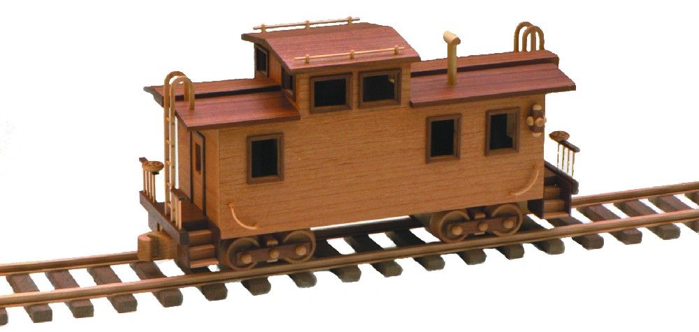 The Caboose Woodworking Plans (Approx. 14 inches)